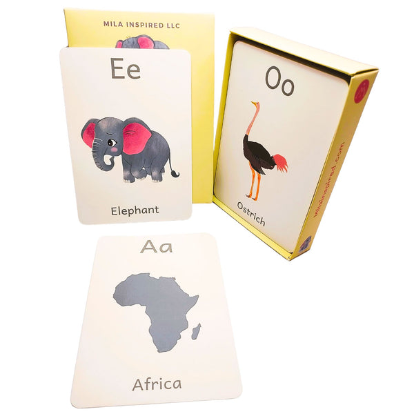 Elephant Flash Cards from The Little Elephant's Big Adventure Book
