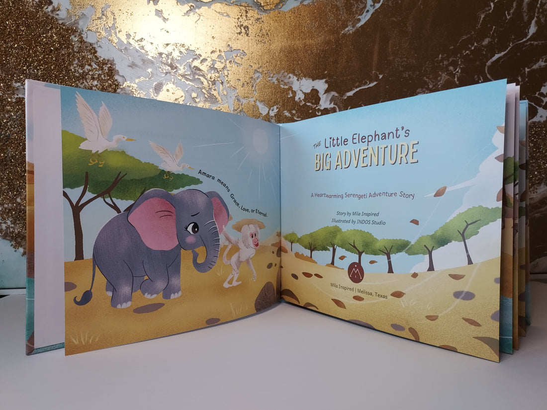 Children's Picture Book - The Little Elephant's Big Adventure Ages 4 ...