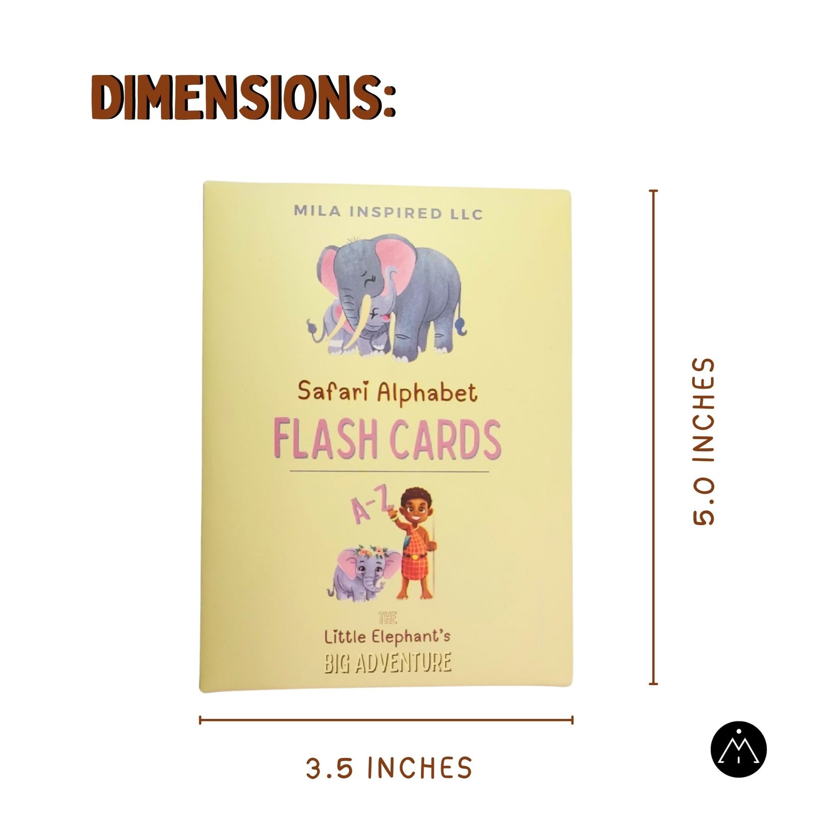 Elephant Flash Cards from The Little Elephant's Big Adventure Book