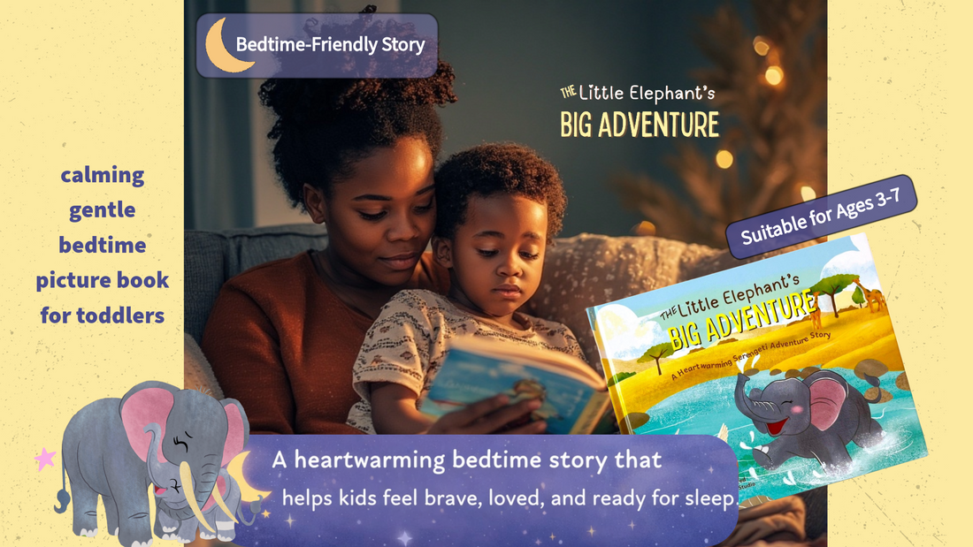 A Calming Bedtime Elephant Picture Book for Kids (Ages 3–7)