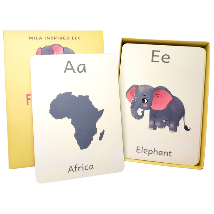Elephant Flash Cards from The Little Elephant's Big Adventure Book
